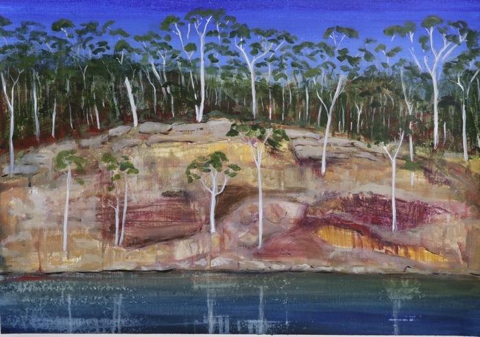 Escarpment 3 by Kate Gradwell. Paintings for Sale. Bluethumb - Online ...