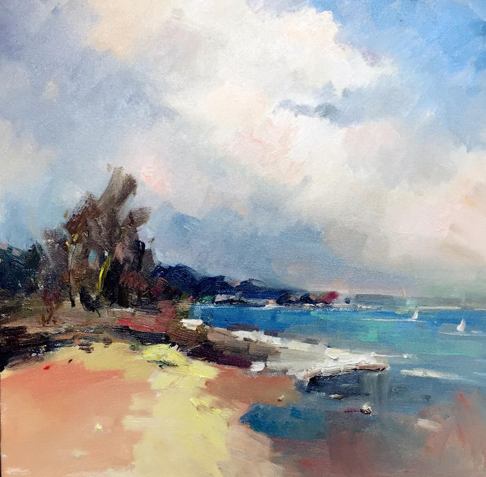 Zephyr Wind ll by LI ZHOU. Paintings for Sale. Bluethumb - Online Art ...